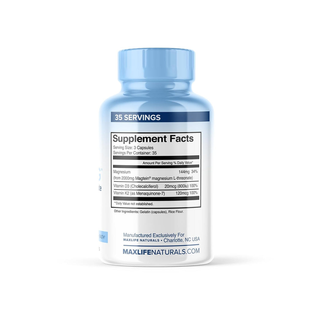 Magnesium capsules for daily wellness