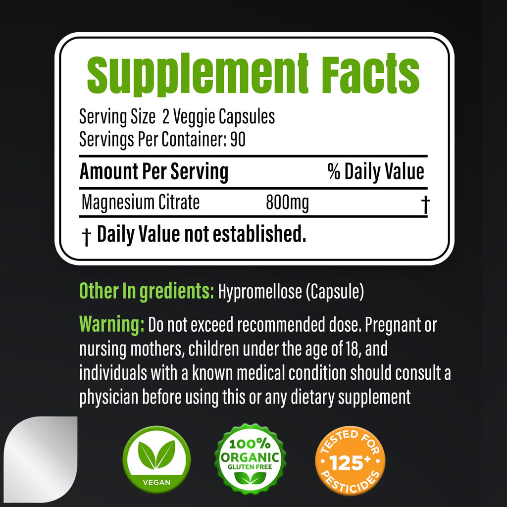 magnesium capsules for energy and focus