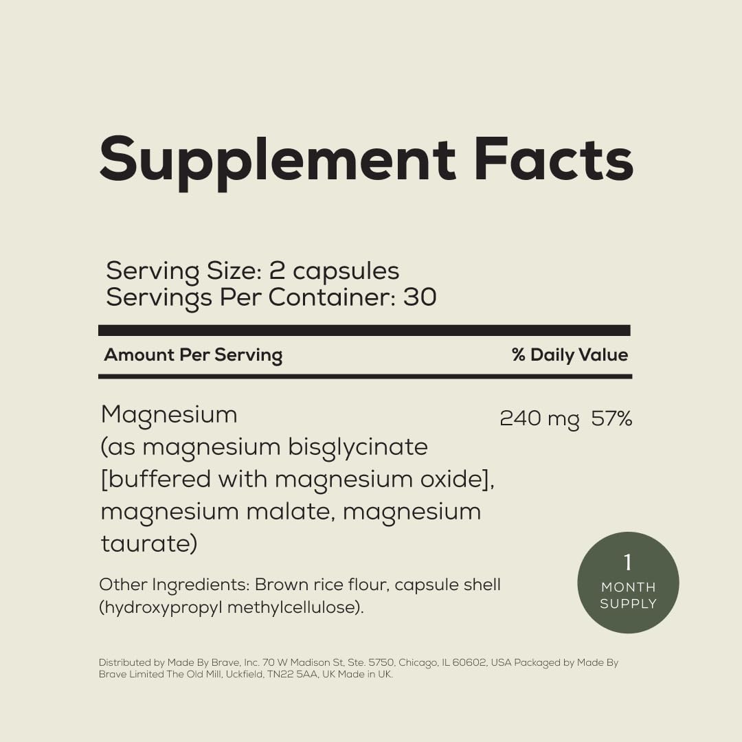 magnesium capsules for enhanced mood