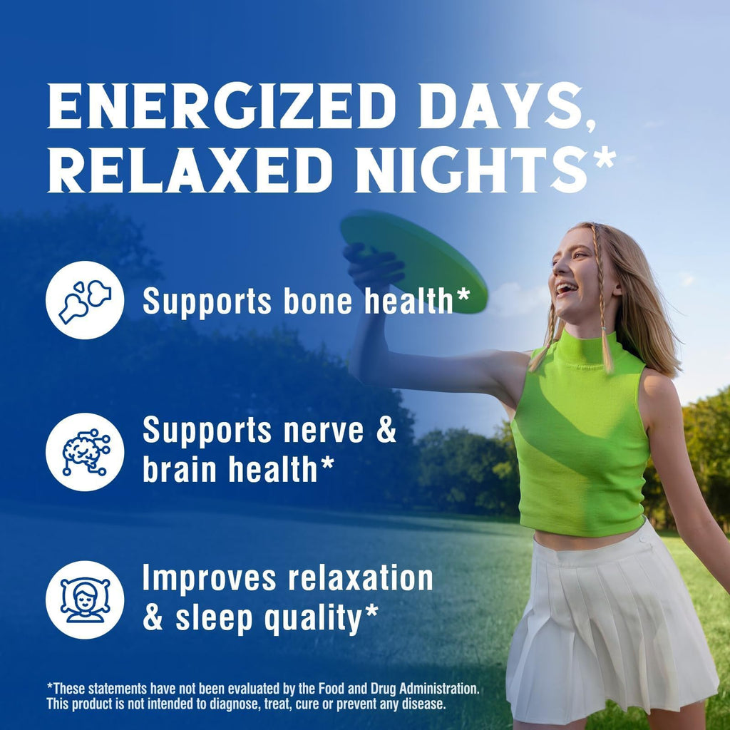 Magnesium capsules for improved sleep