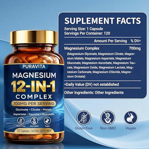 Magnesium capsules for muscle recovery