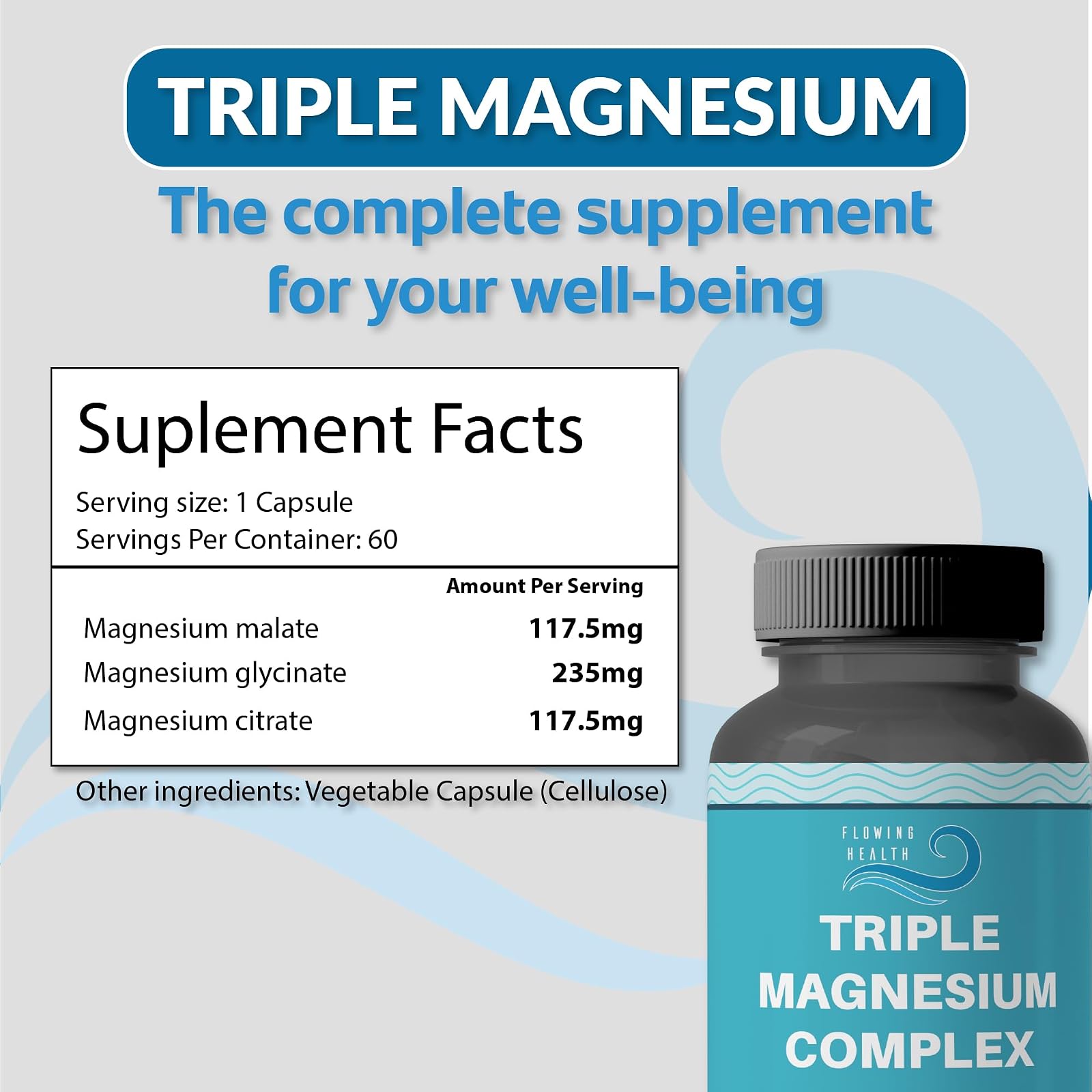 Magnesium capsules for muscle support