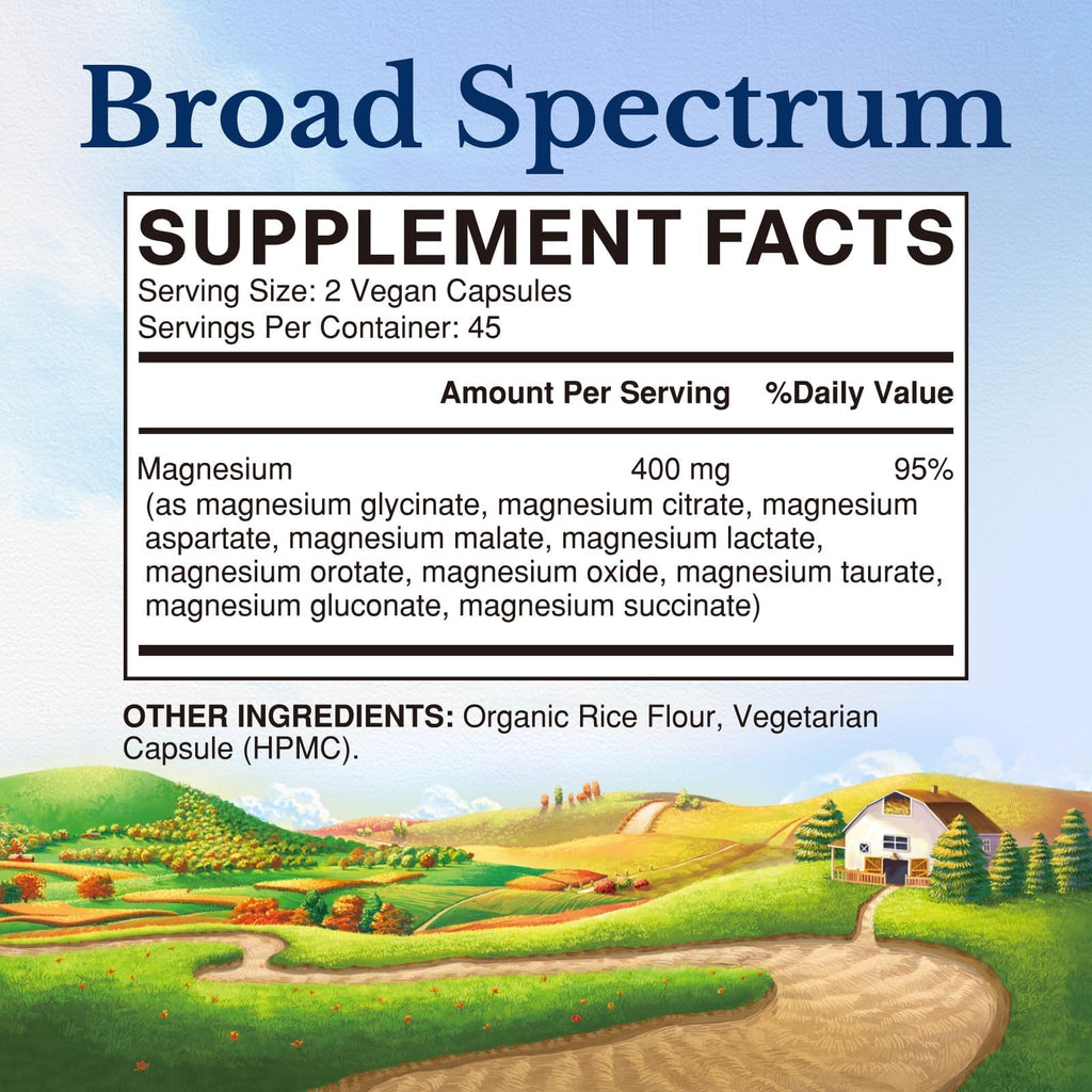 Magnesium capsules for muscle support