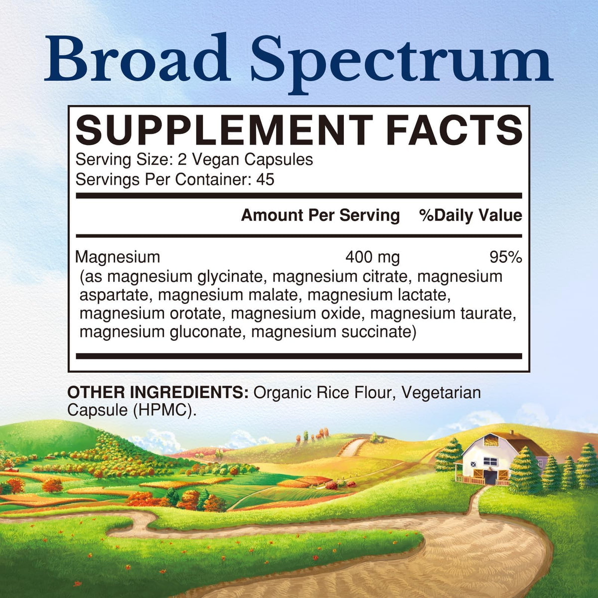 Magnesium capsules for muscle support