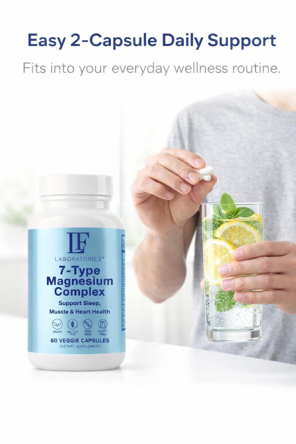 Magnesium capsules for overall health