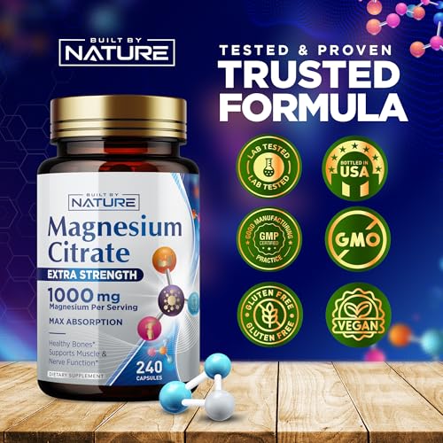 Magnesium capsules for overall vitality
