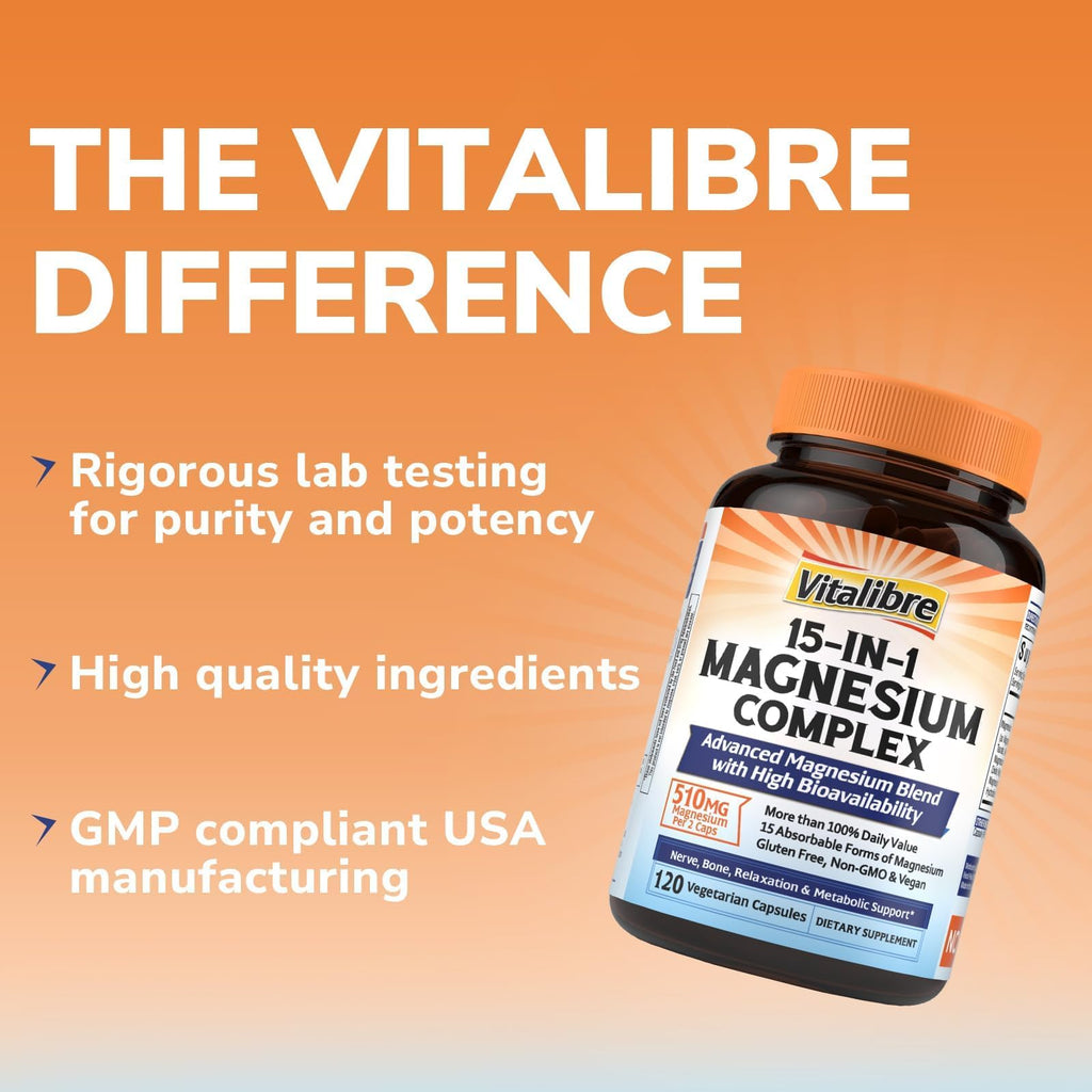 Magnesium capsules for overall wellness
