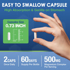 Magnesium capsules for overall wellness