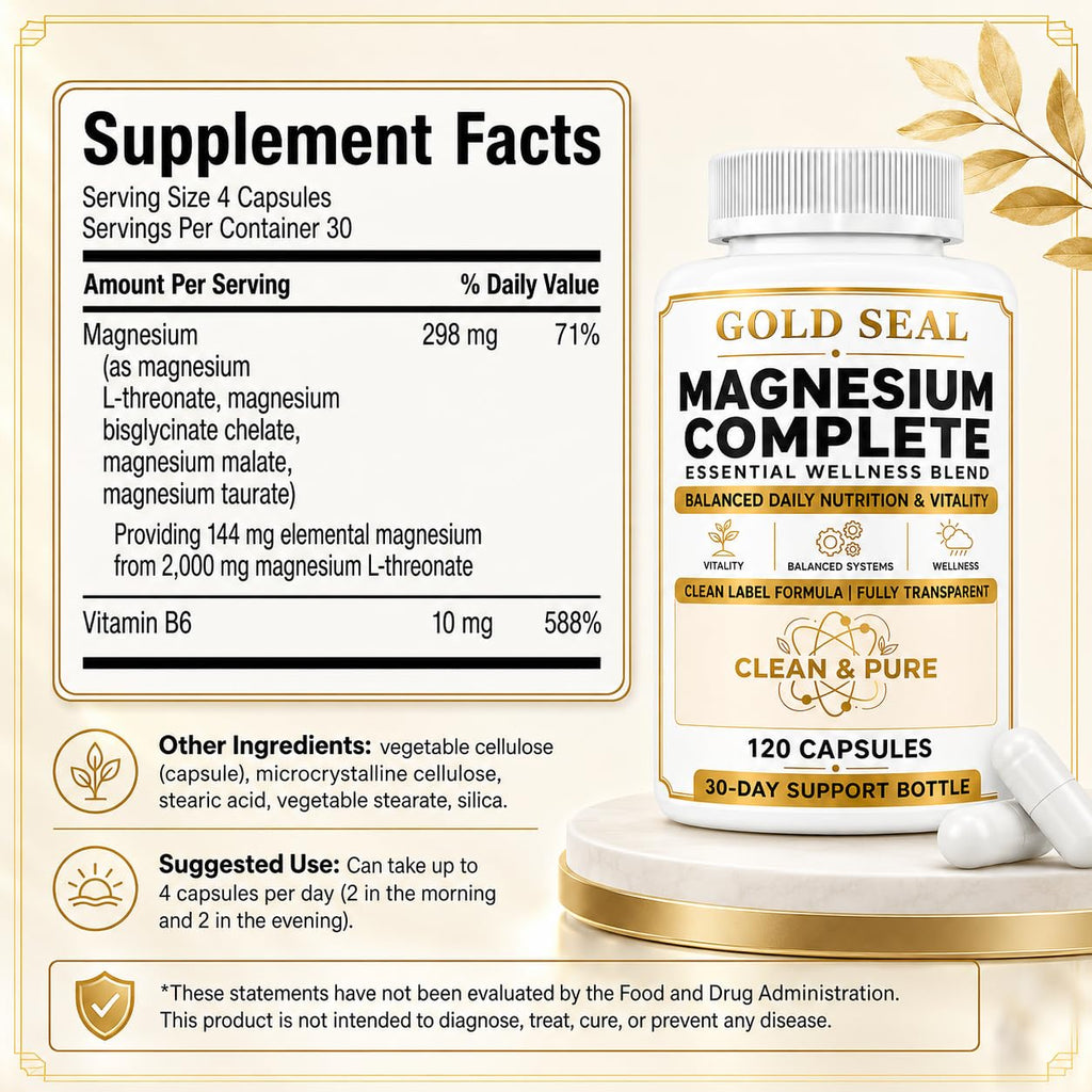 Magnesium capsules for stress relief
