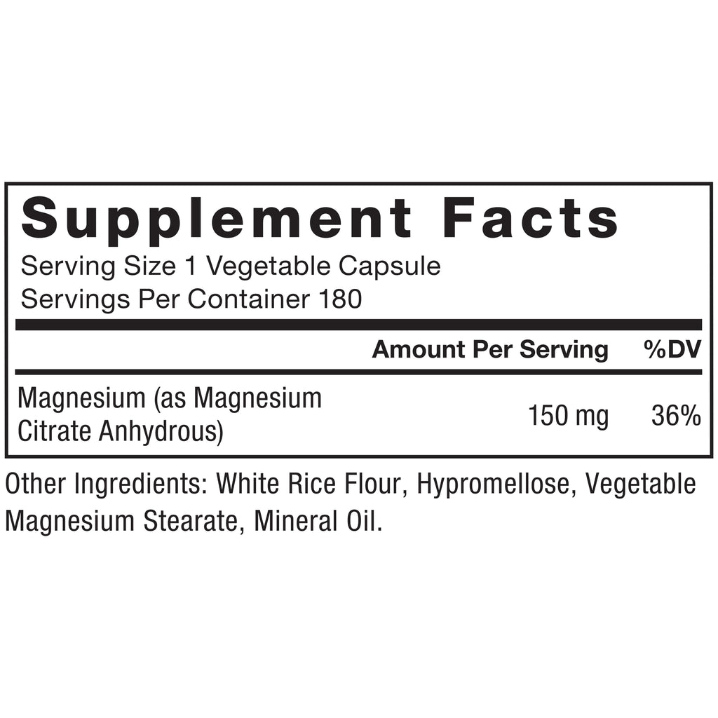 magnesium capsules for stress relief