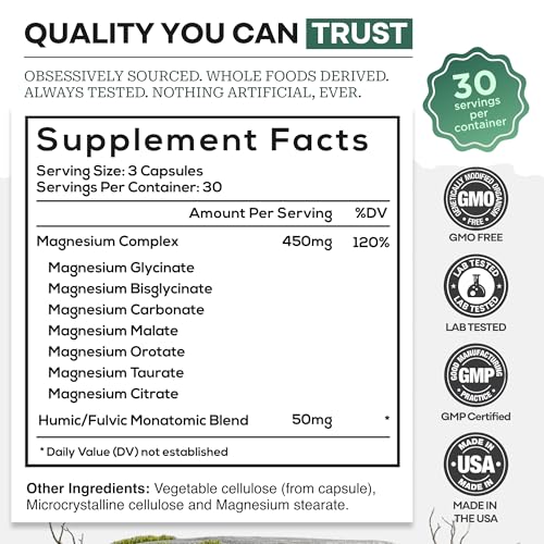 magnesium capsules for stress relief