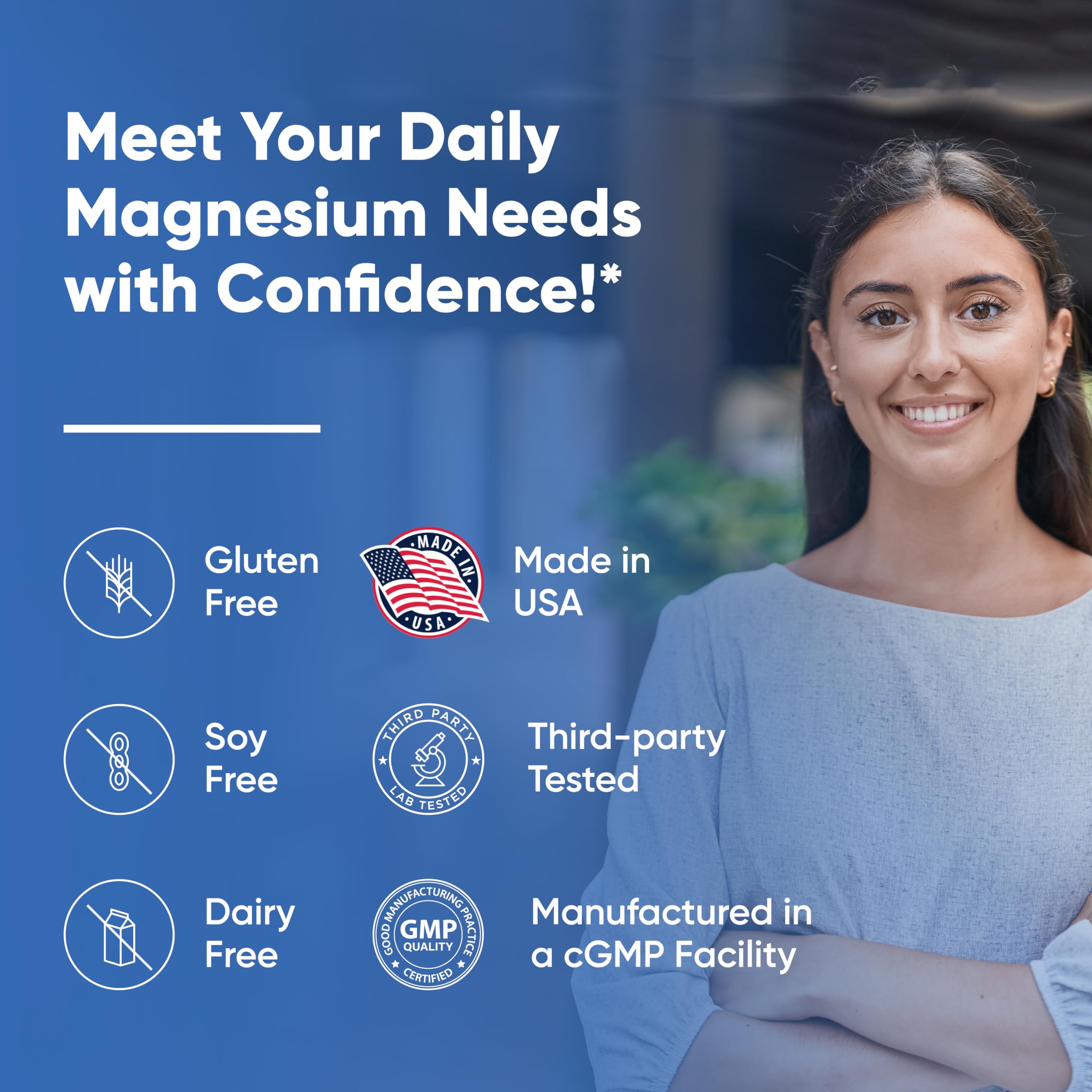 Magnesium capsules for stress relief