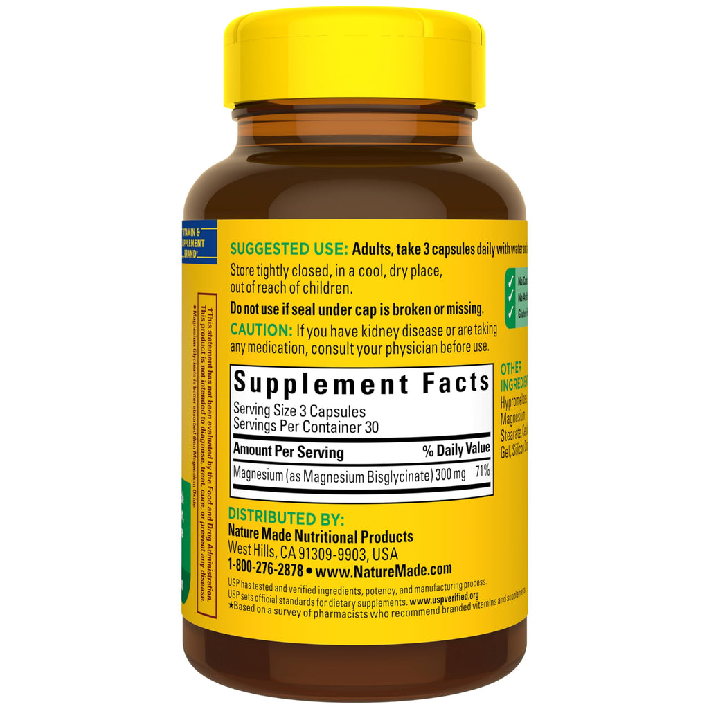 magnesium capsules for stress relief