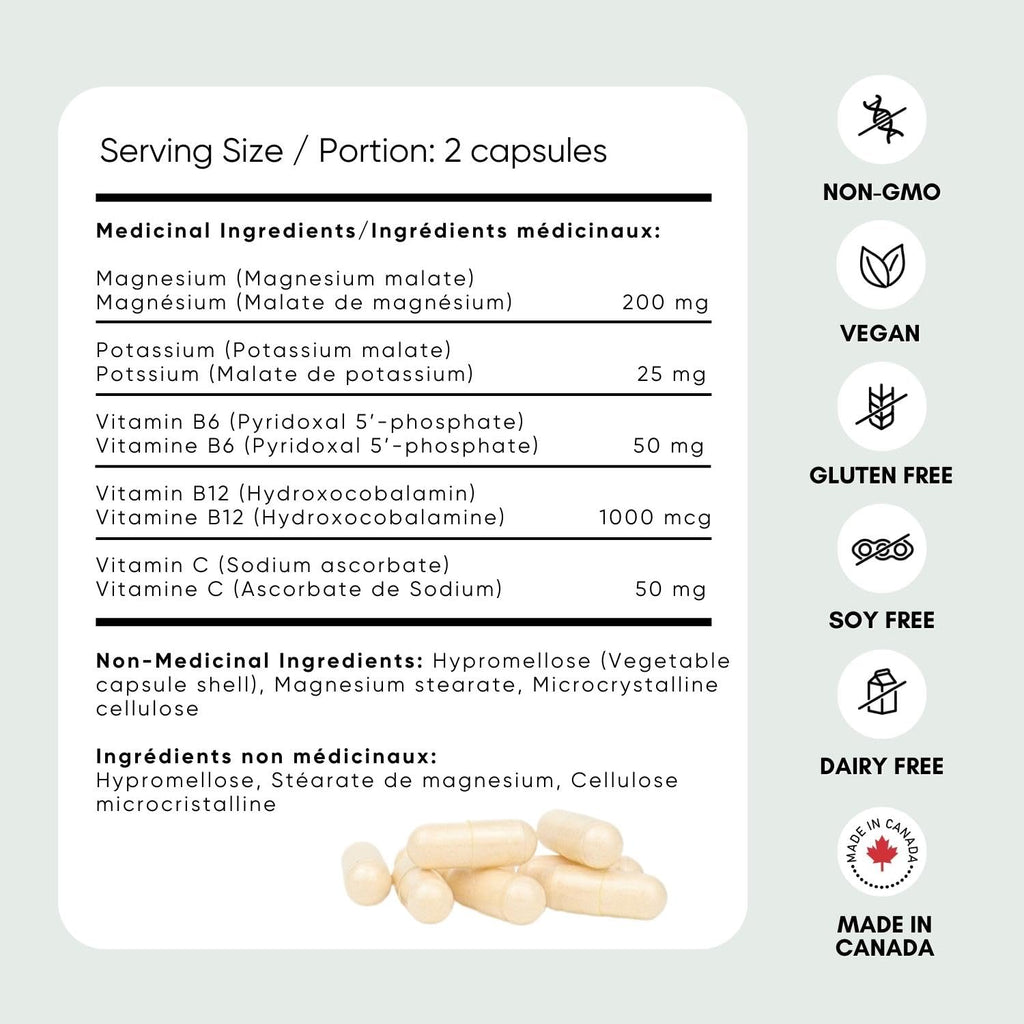 Magnesium capsules for stress relief