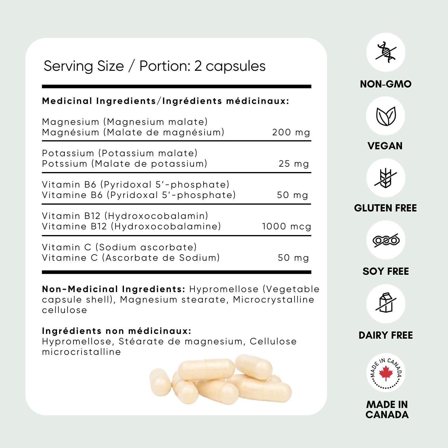 Magnesium capsules for stress relief