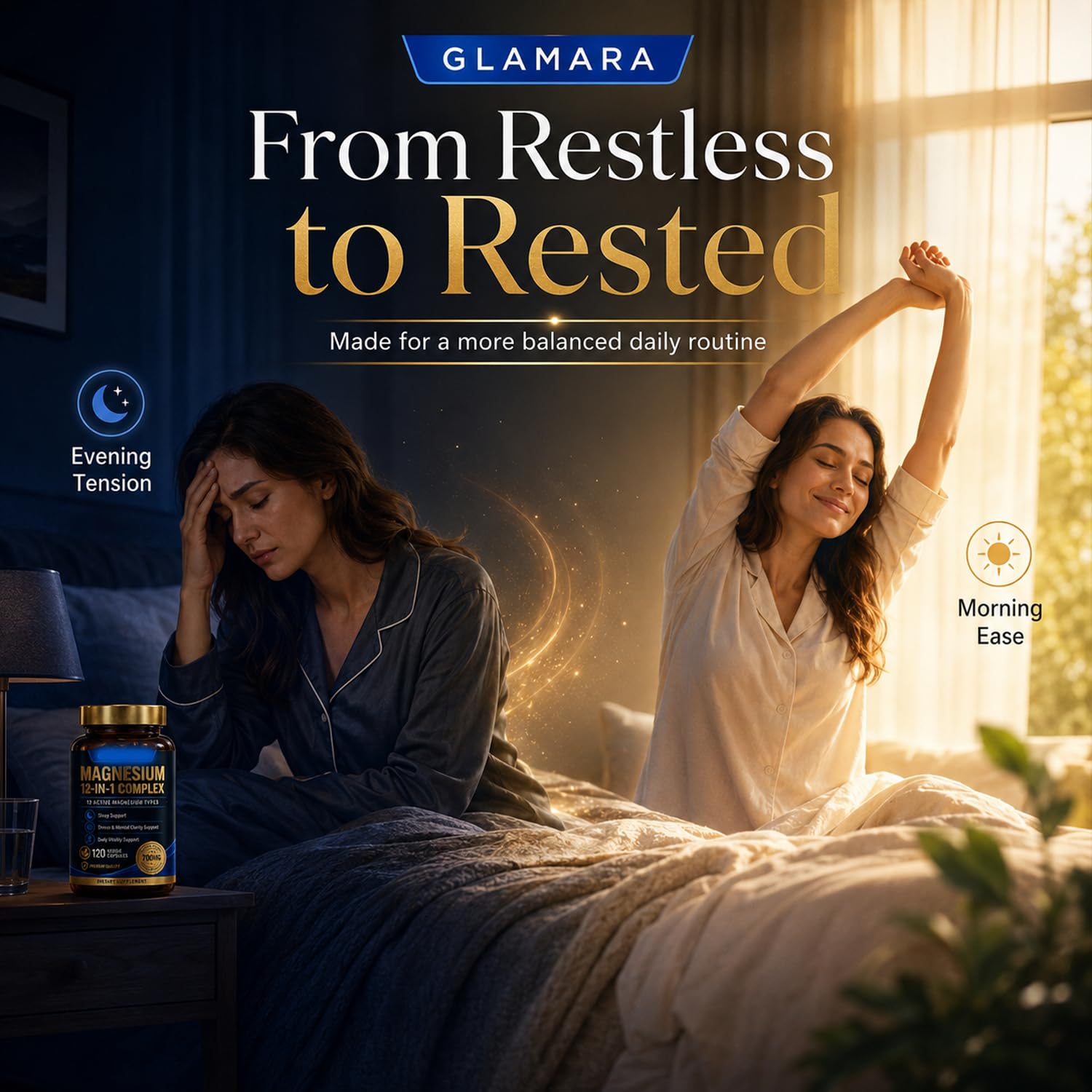 Magnesium capsules for stress relief