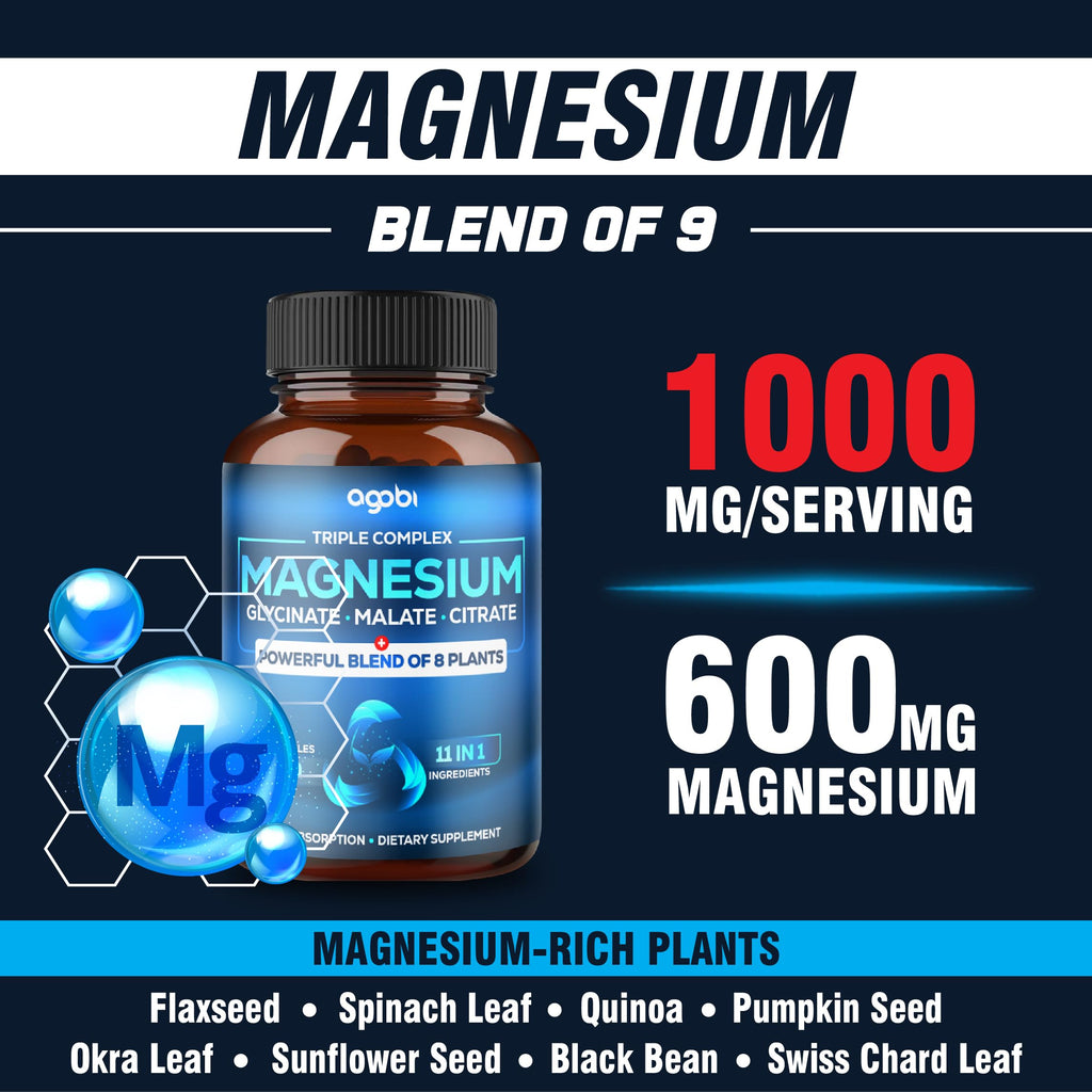 magnesium capsules with organic vegetables