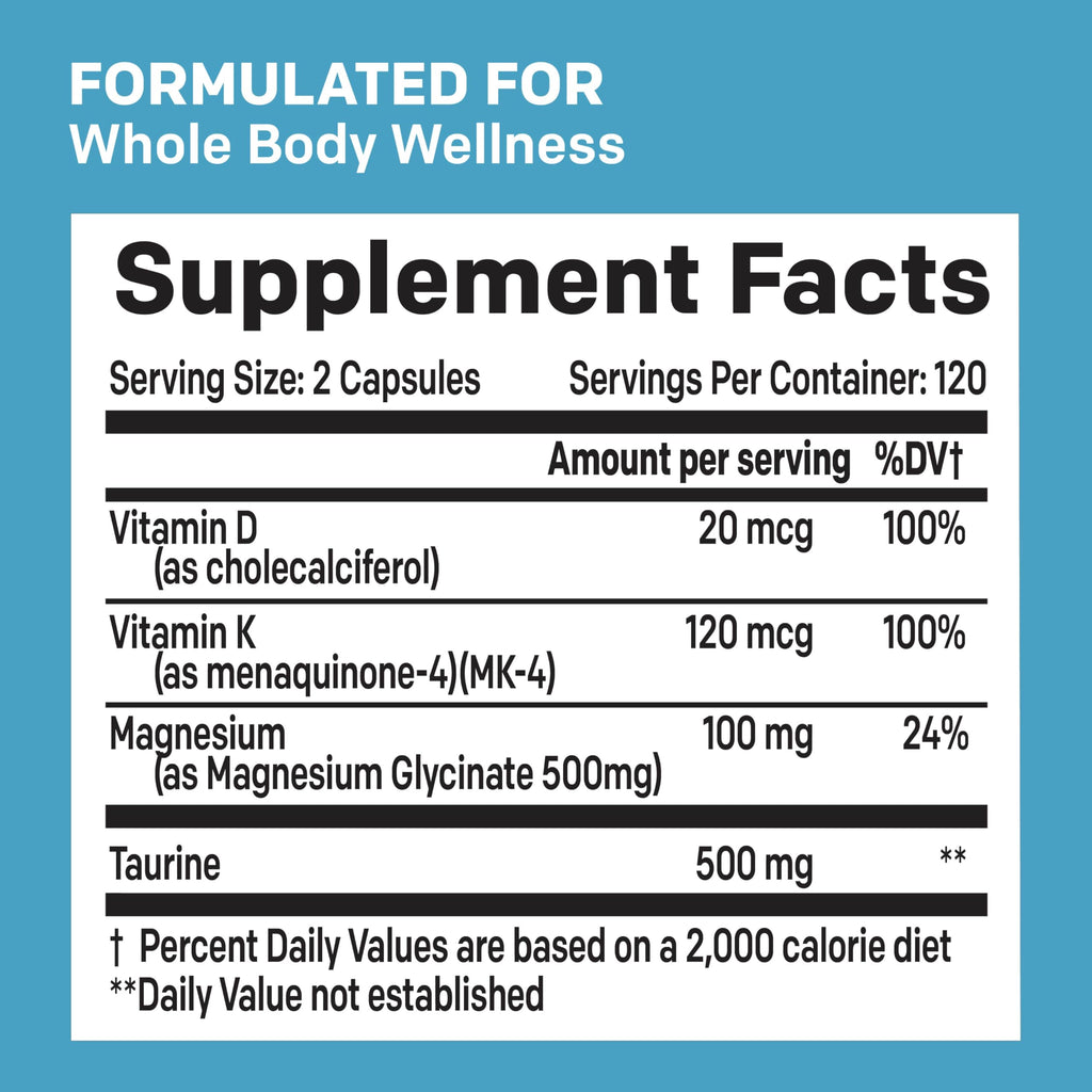 magnesium capsules with vitamin D3