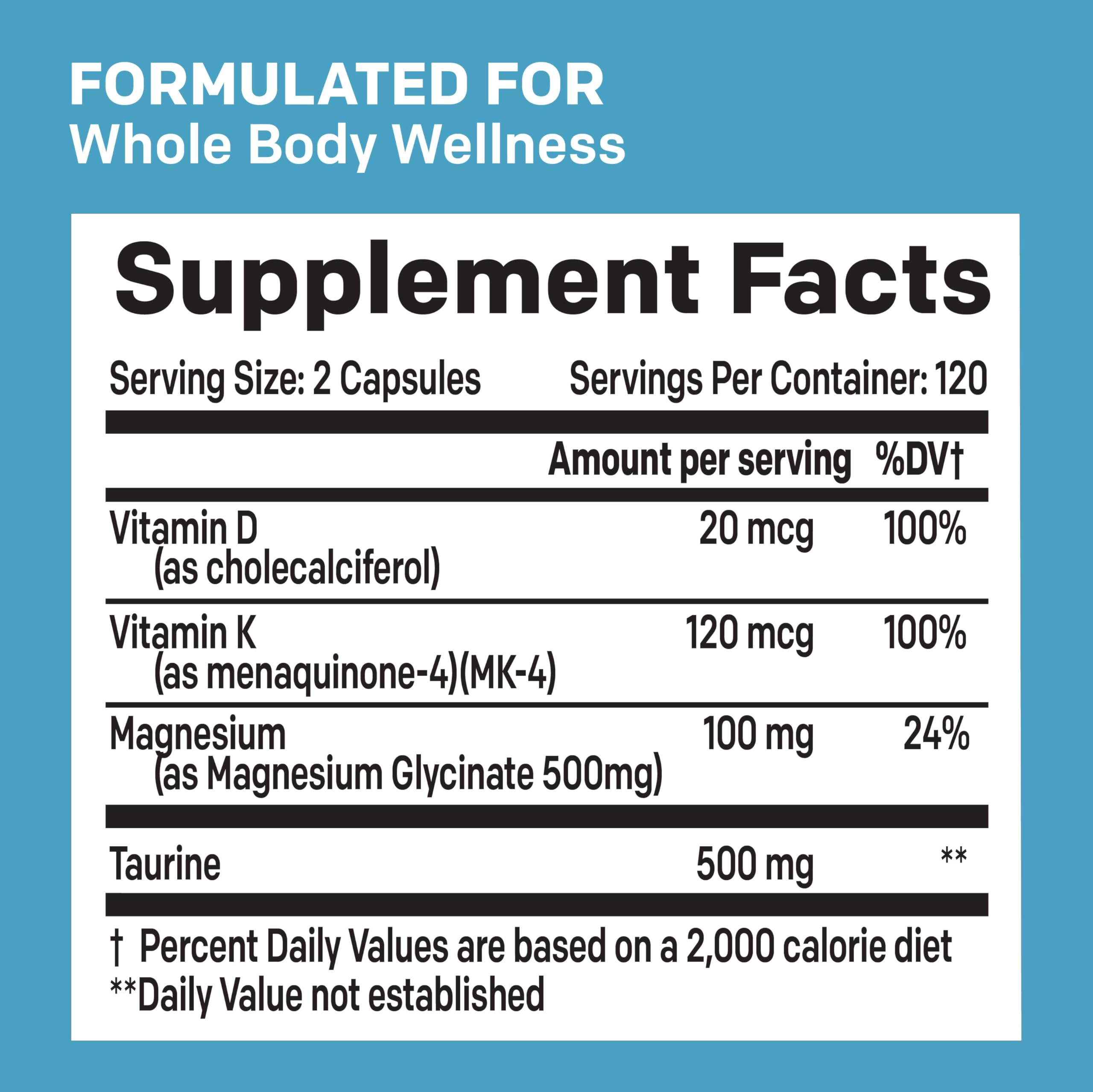 magnesium capsules with vitamin D3