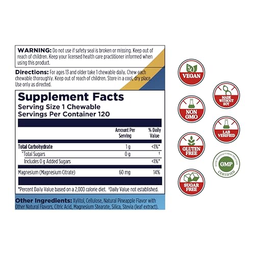 magnesium chewables for bone strength