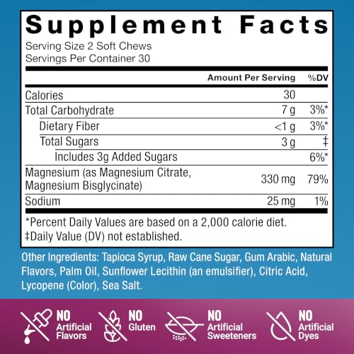 magnesium chews for anxiety relief
