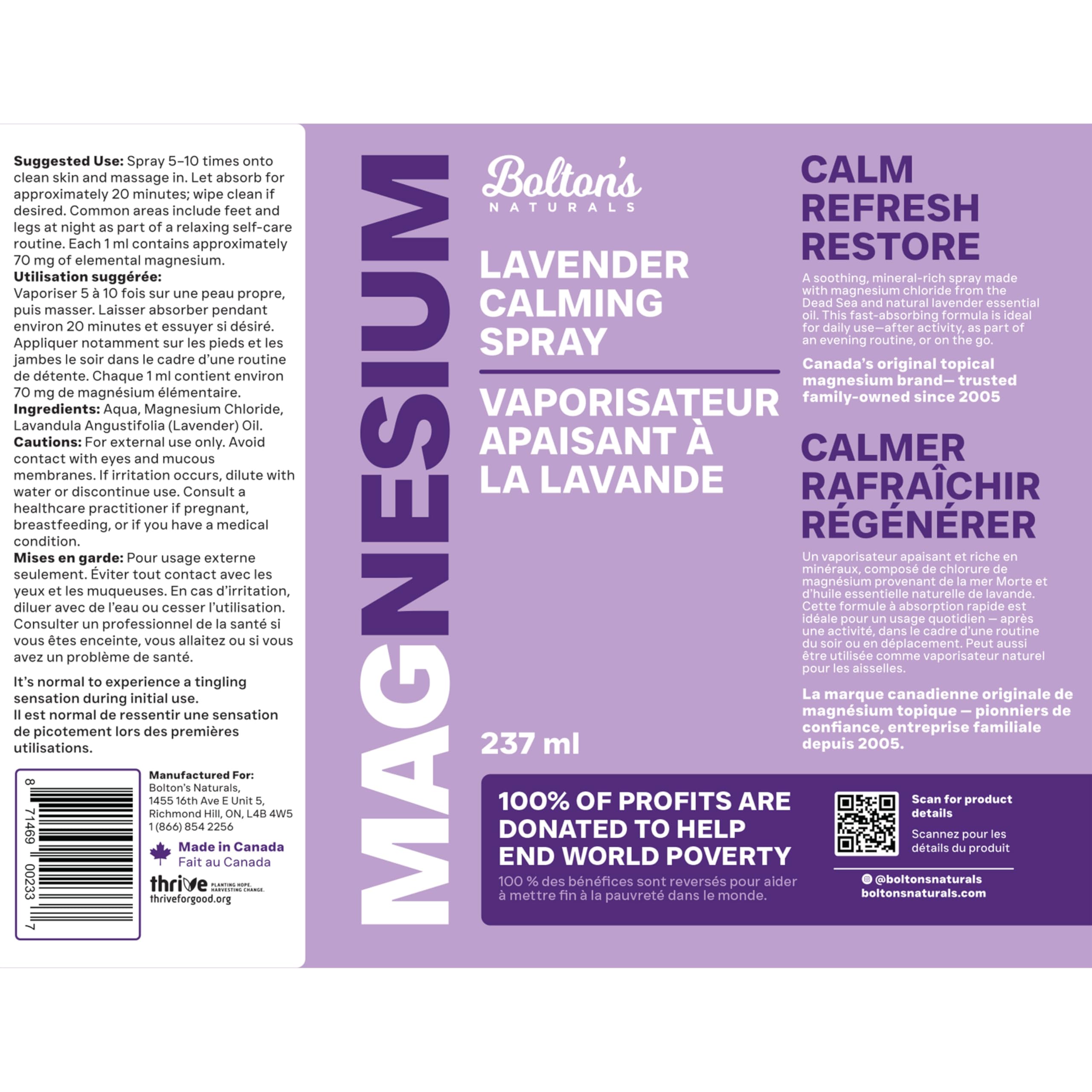 magnesium chloride for enhanced relaxation