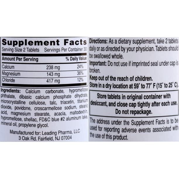 magnesium chloride for metabolism
