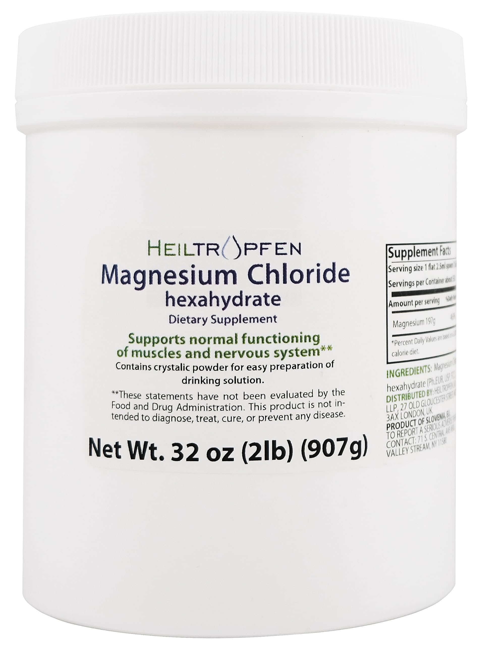 magnesium chloride for muscle relief