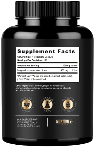 magnesium citrate and oxide benefits