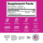 Magnesium Citrate capsules for better sleep