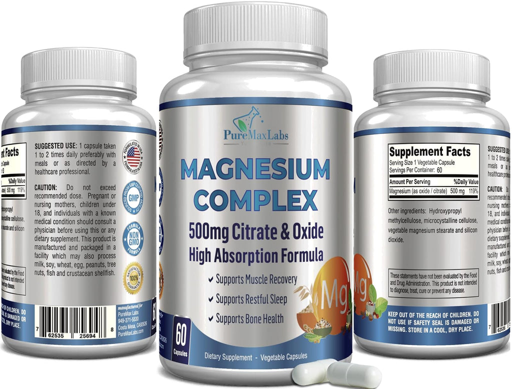 Magnesium citrate complex for muscle relaxation