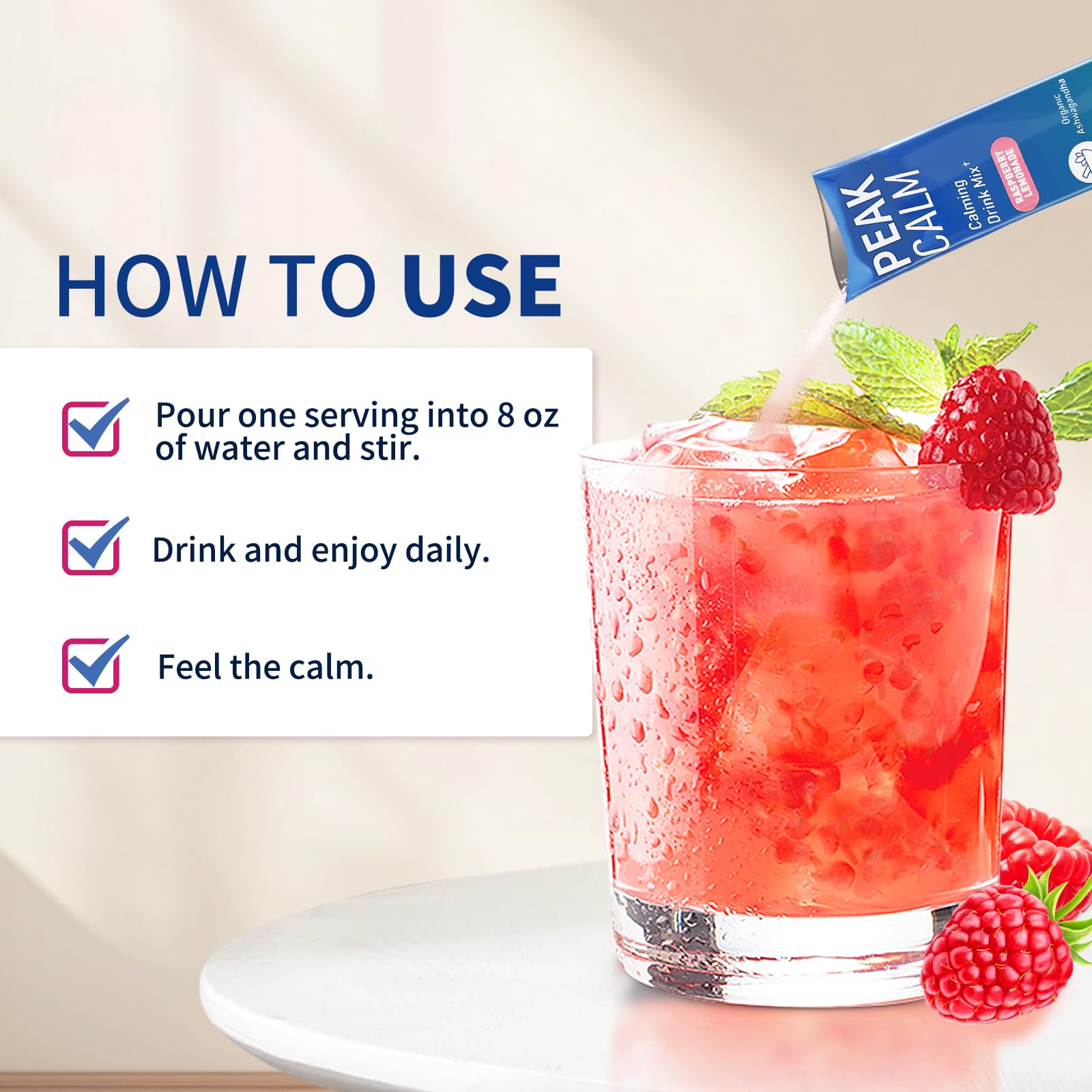 Magnesium citrate drink for relaxation