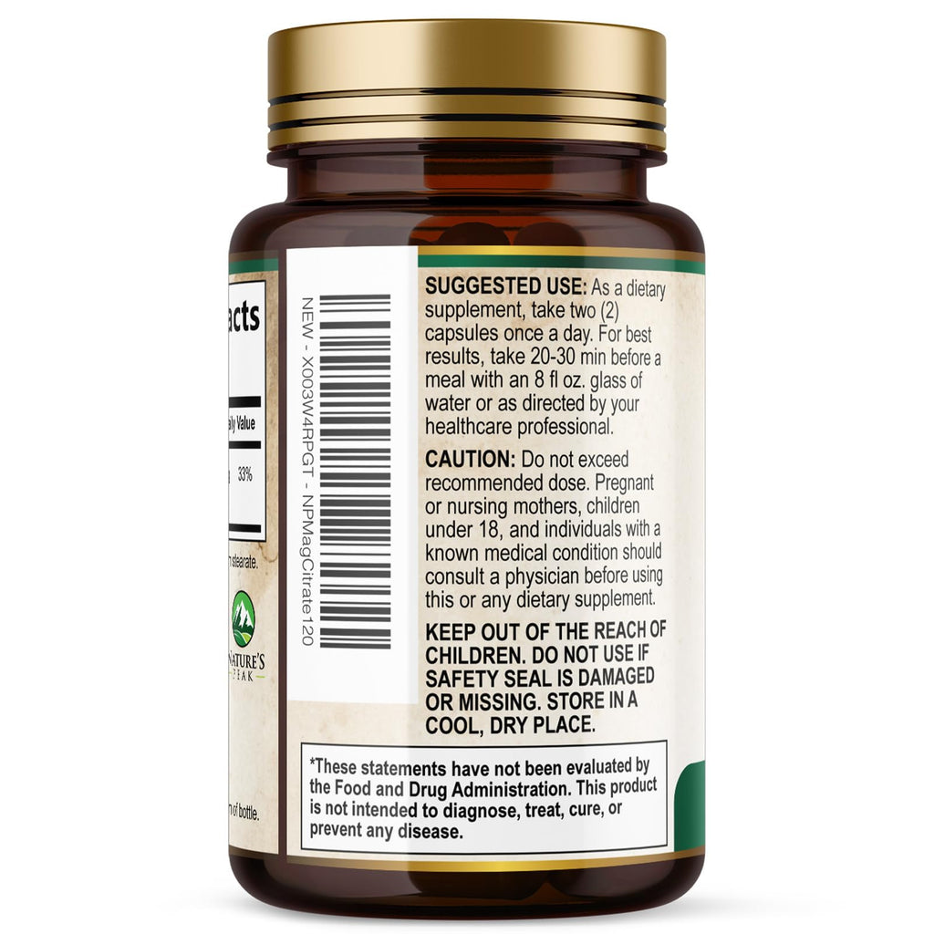 Magnesium citrate for better sleep quality