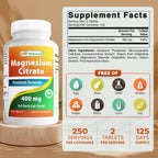 Magnesium citrate for better sleep