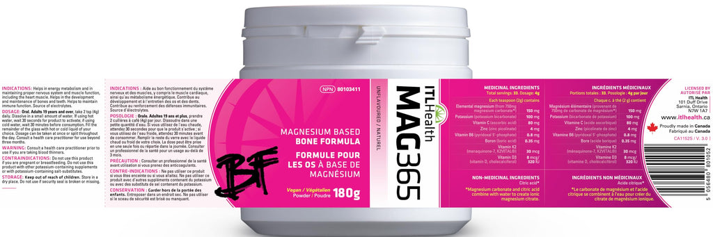 magnesium citrate for bone support