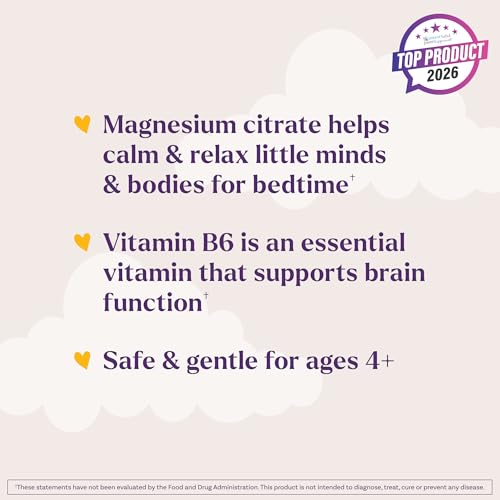 Magnesium citrate for children's bedtime