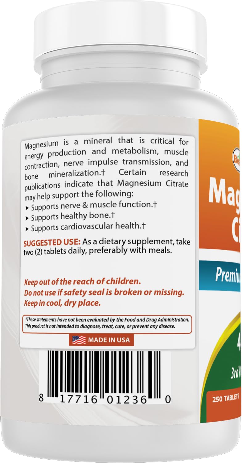 Magnesium citrate for digestive health