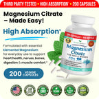 Magnesium citrate for digestive health