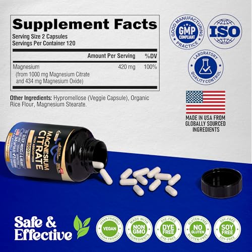 Magnesium citrate for digestive health