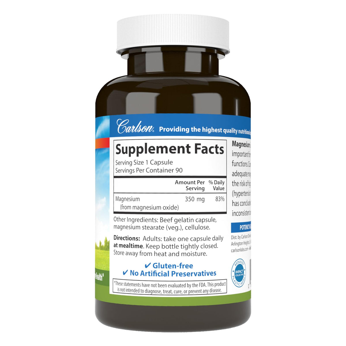 Magnesium citrate for digestive support