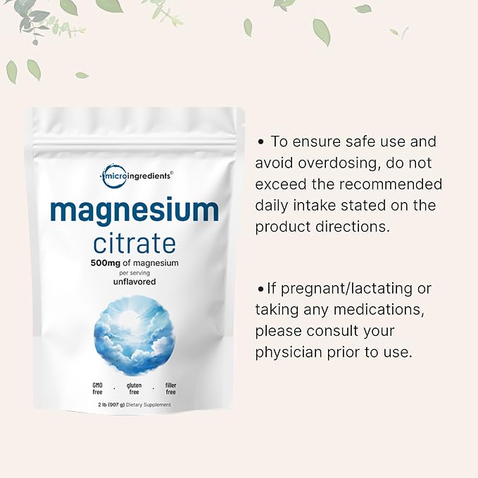 magnesium citrate for digestive support