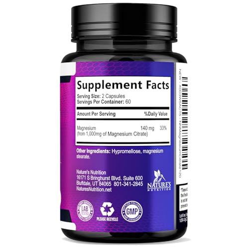 Magnesium citrate for enhanced relaxation