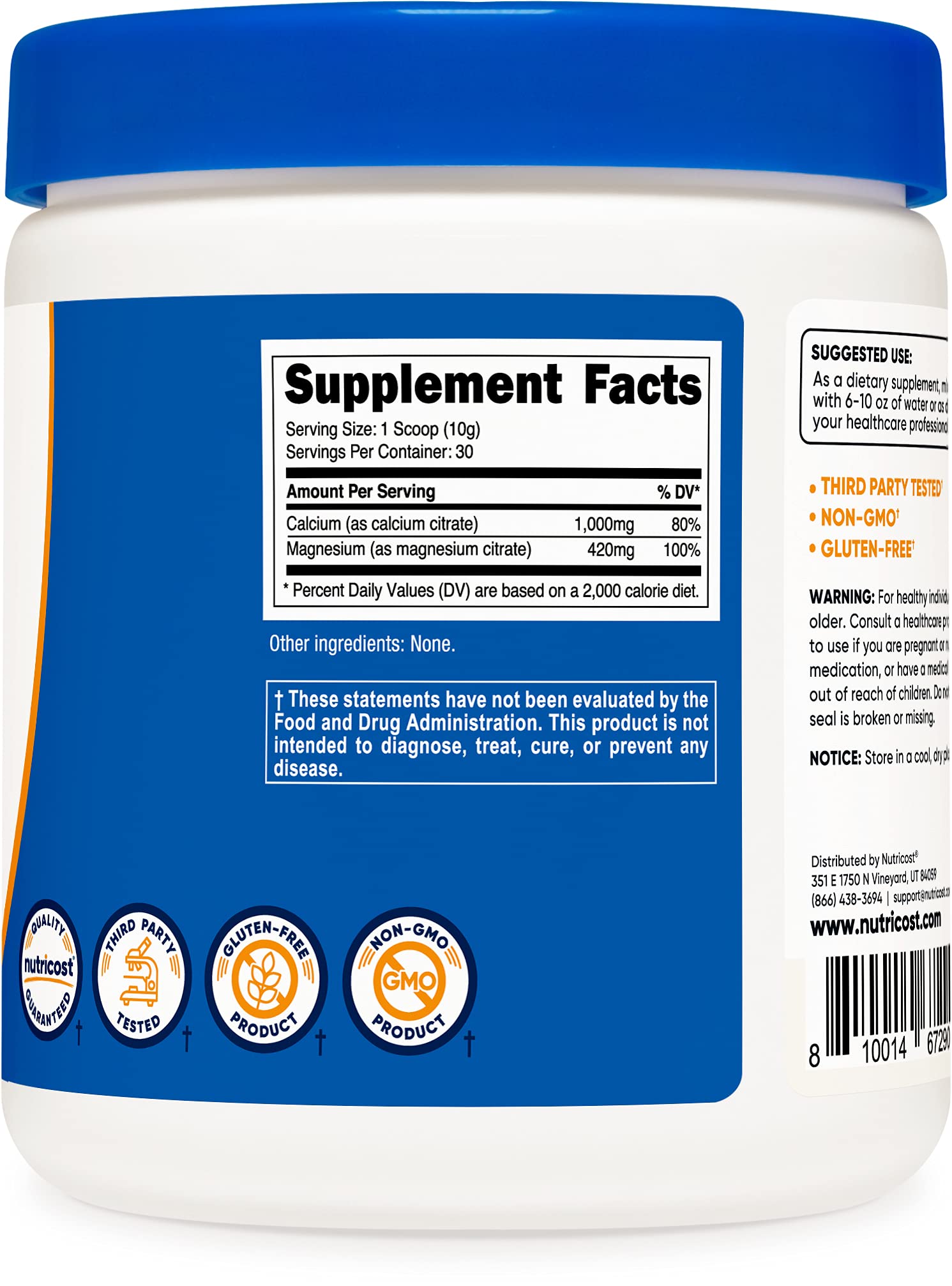 Magnesium citrate for improved absorption