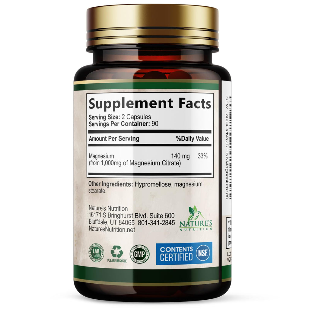 magnesium citrate for improved digestion