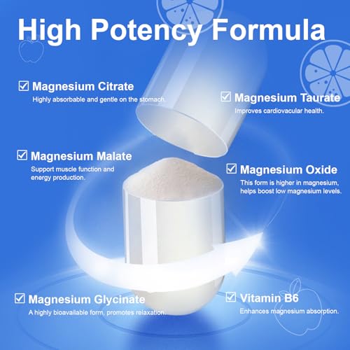 Magnesium citrate for improved energy levels