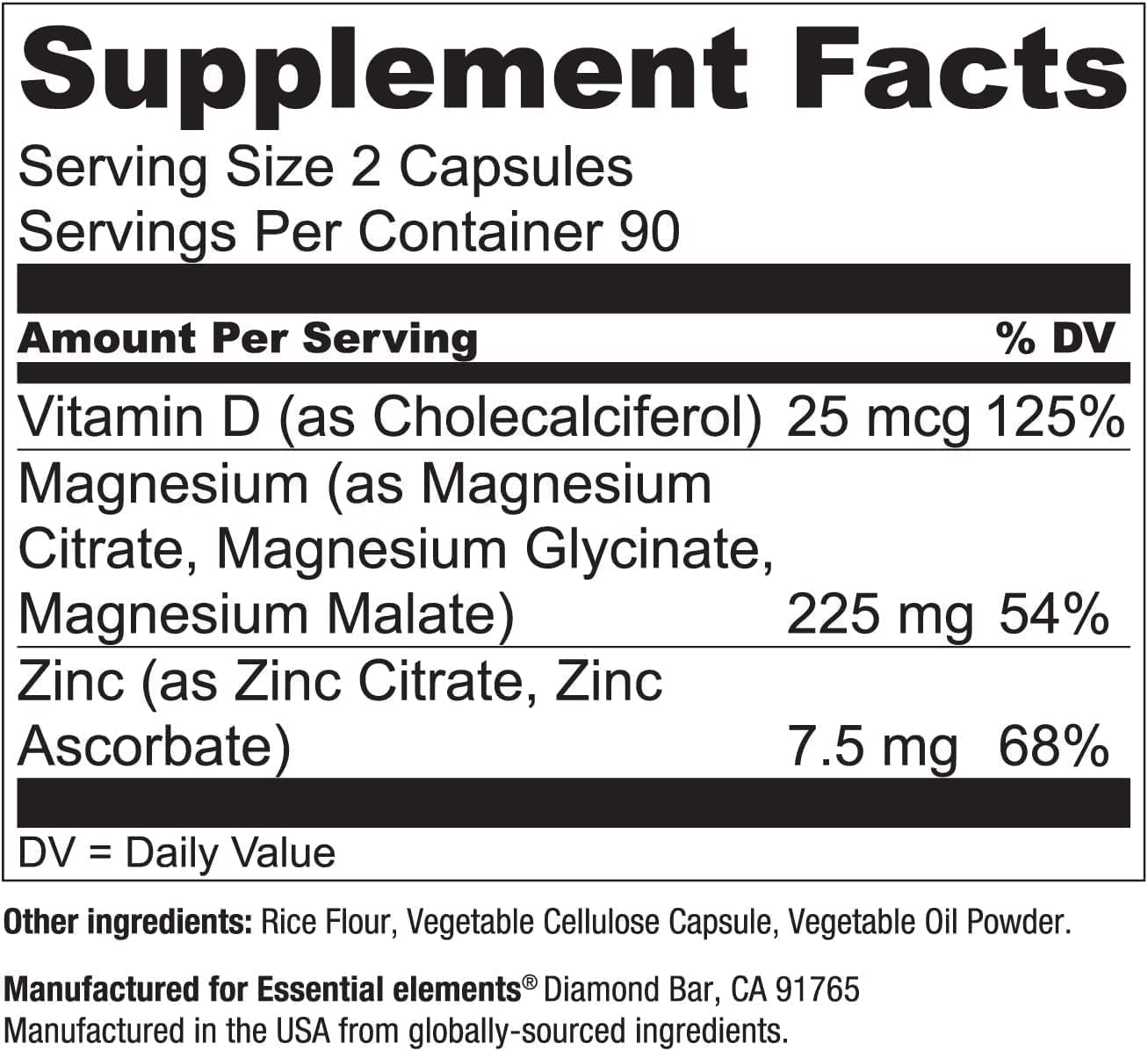 Magnesium citrate for improved energy levels