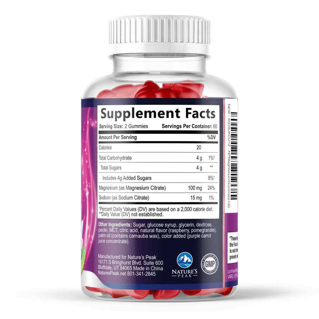 magnesium citrate for improved relaxation