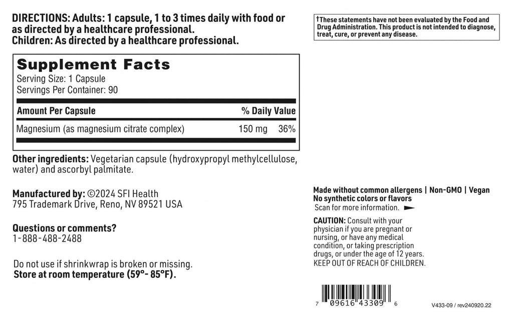 magnesium citrate for improved sleep