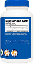 Magnesium citrate for muscle recovery