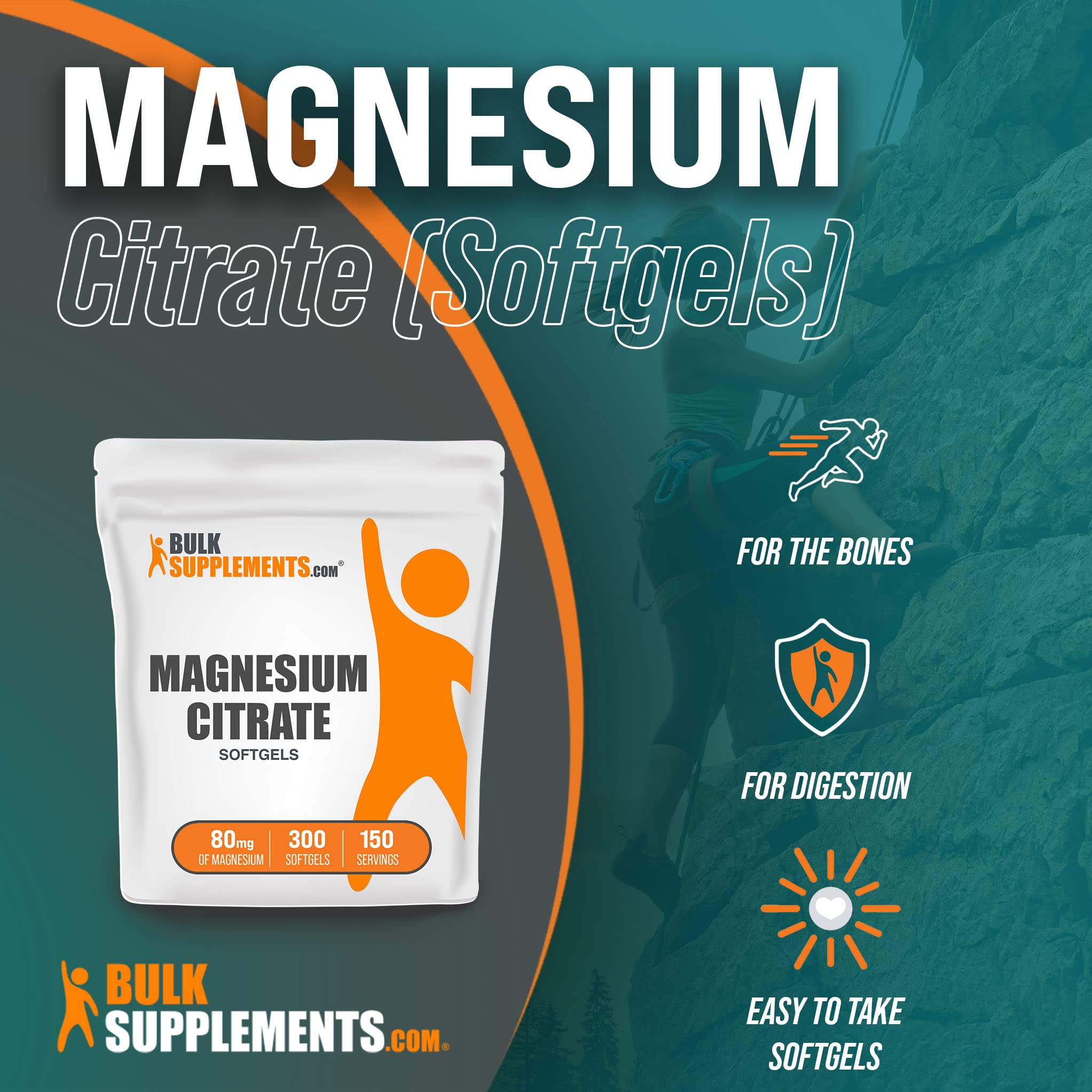 Magnesium citrate for muscle relaxation